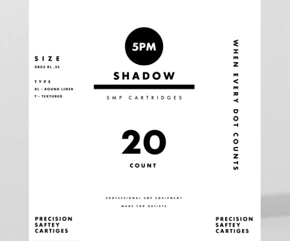 5pm Shadow SMP Cartridges 0603 .20 Super-tight – 5pm Shadow CA